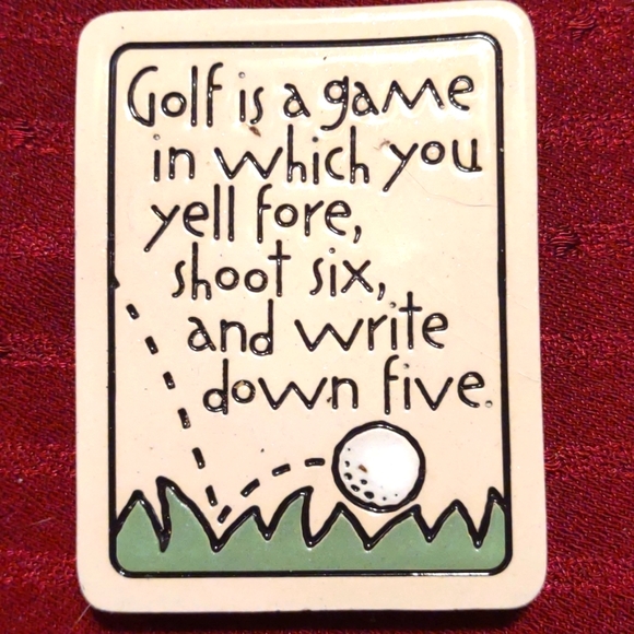 Vintage | Other | Funny Vintage Golf Magnet | Poshmark